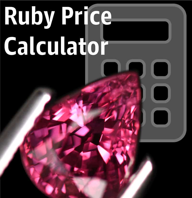 Ruby Prices - An Unheated Ruby Price Calculator