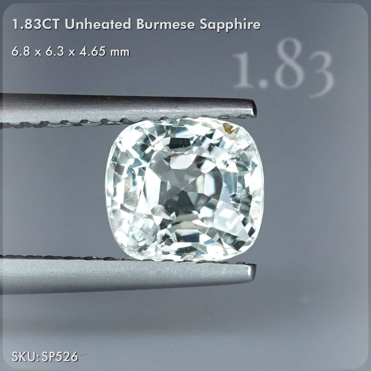 1.83CT Unheated Burmese Sapphire | Rainbow Sapphire™